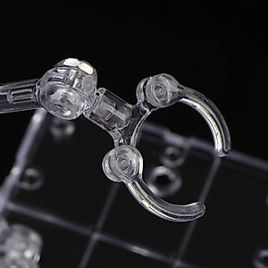 YUANYUAN 1 Pcs Assembly Action Figure and Doll Stand Action Figure Display Holder Base Doll Model Support Stand Compatible with HG RG SD SHF Gundam 1/144 Toy