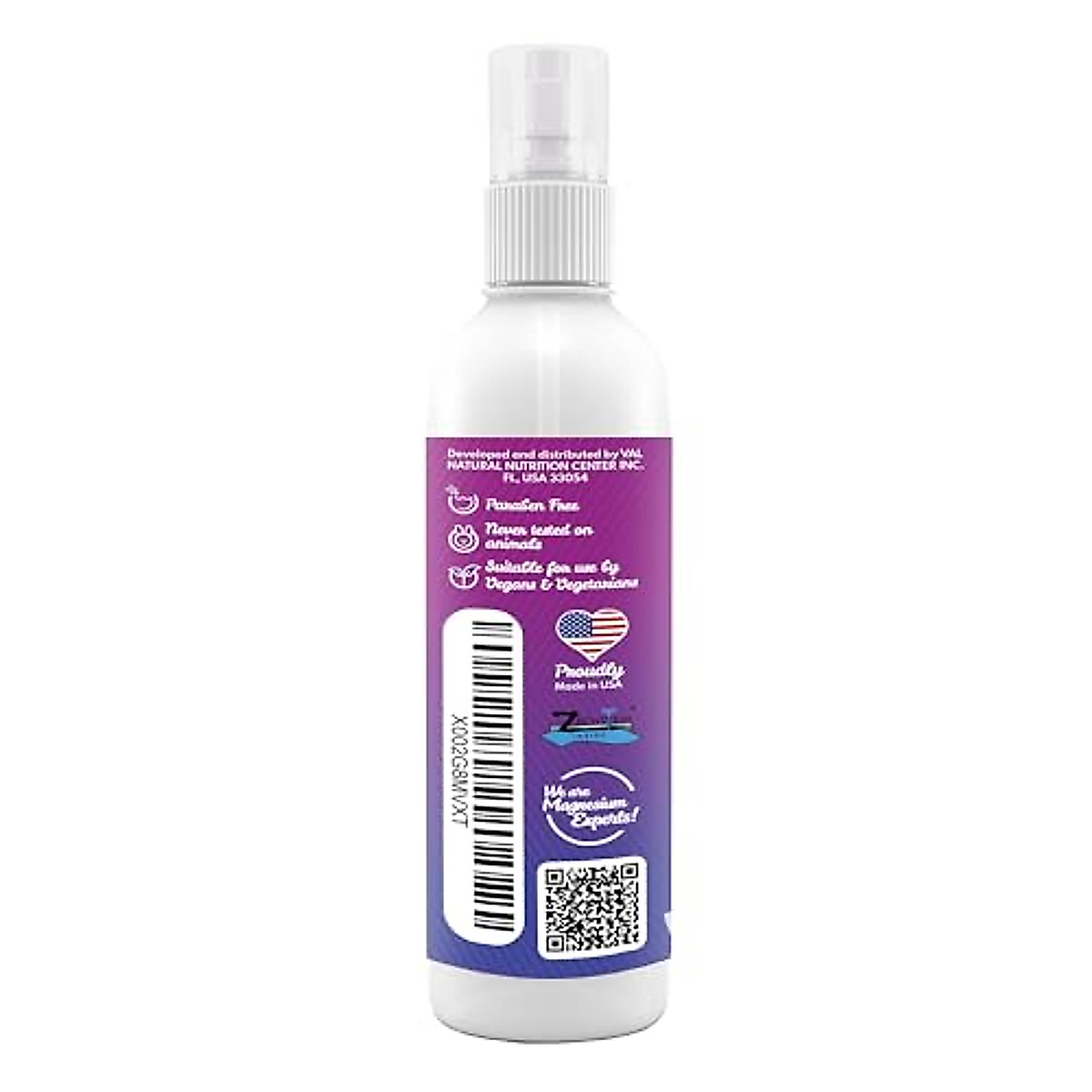 VAL Lombardi Magnesium Aromatherapy Spray with Peppermint & Essential Oils - Quick Comfort for Head Tension, Made in USA, 4 oz.