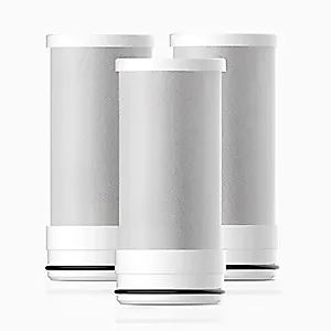 Mist- Water Filter for Sink Replacement Filter, RFMFS395 Replacement Filter for Faucet Mounted Filtration Systems, Replaces Mist MFS094, MFS095 & all Similar Designs, Tap Water Filter (3 Pack)