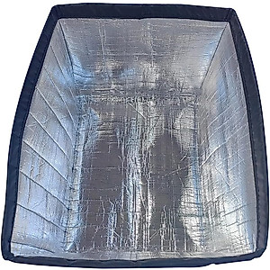 Fixiooz Air Conditioner Cover for Outside Unit,Water-Resistant Outdoor Window Square AC Cover, Outside Window Protection Cover Winter AC Cover 17X13X12 Inches, Black