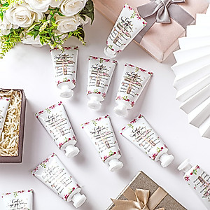 Heigble 50 Pack Hand Lotion Bulk Gifts Travel Size Summer Hand Cream Christian Gift Bulk for Church Hand Cream for Homeless Nursing Home Non Beneficial Appreciation Gifts for Coworker