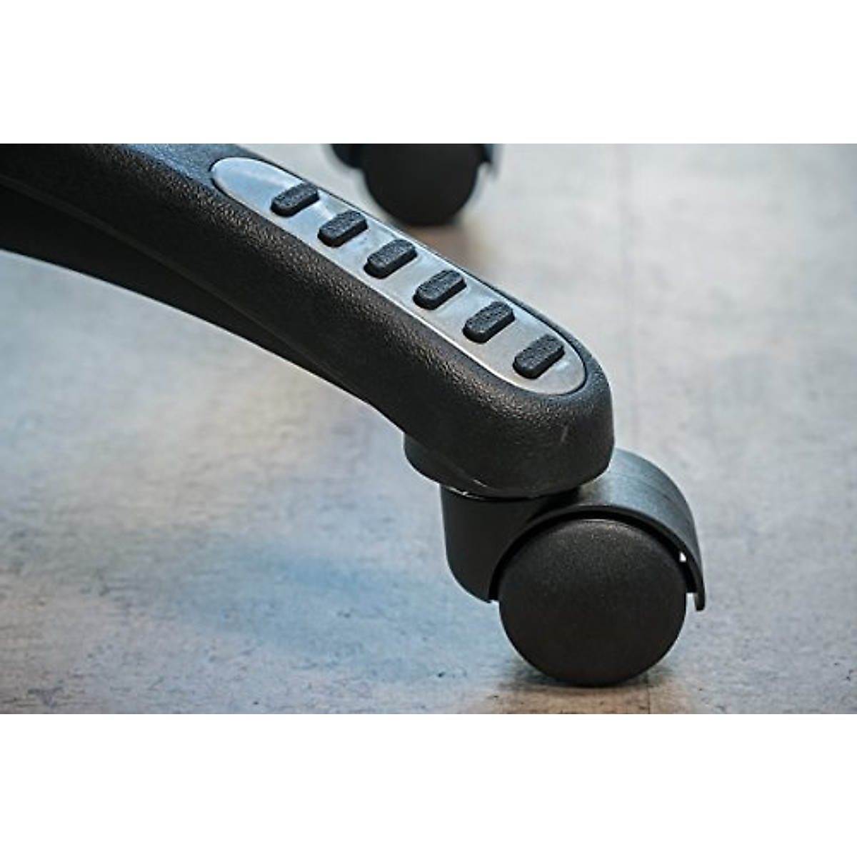 Ergomax Fully Meshed Ergonomic Height Adjustable Office Chair no Armrests & no Headrest, 42 Inch Max, Black