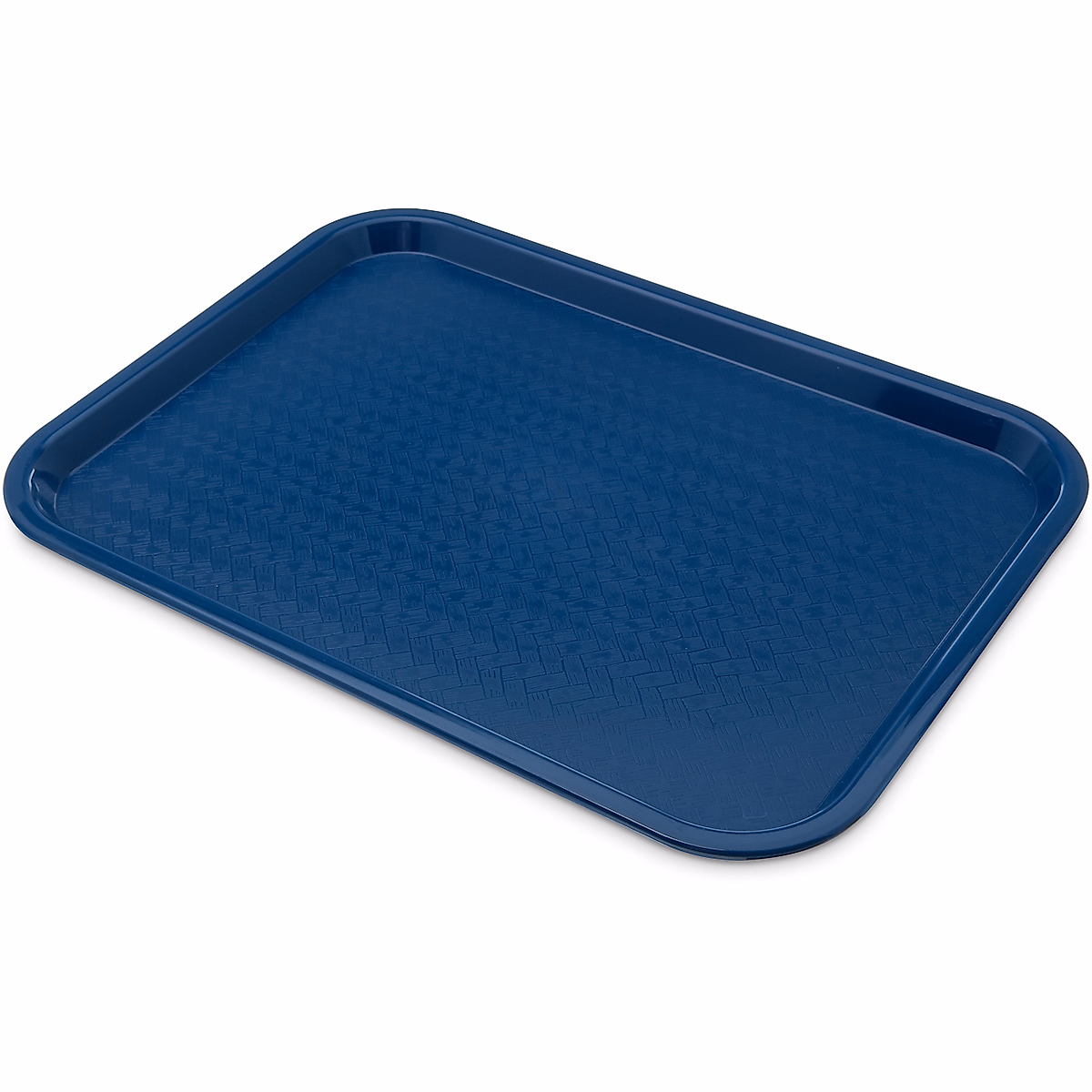 CFS CT121614 Café Standard Cafeteria / Fast Food Tray, 12" x 16", Blue (Pack of 2)