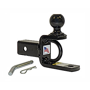 ATV/UTV Ball Mount for 2 Inch Receivers with 2 Inch Hitch Ball - Made in U.S.A.