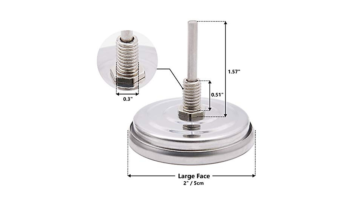 Yiming Grill Thermometer - Replace Your Gauge Today