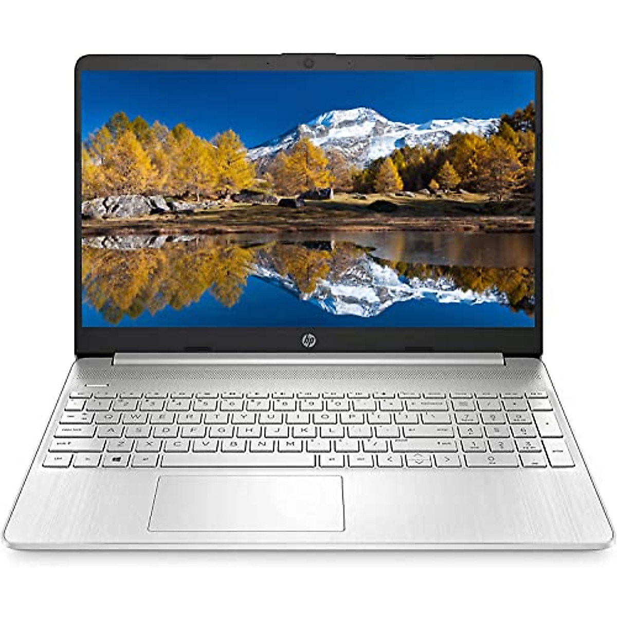 HP 2022 15'' HD IPS Laptop, Windows 11, Intel Pentium 4-Core Processor Up to 3.0GHz, 8GB RAM, 256GB SSD, HDMI, Super-Fast 6th Gen WiFi, Dale Silver (Renewed)