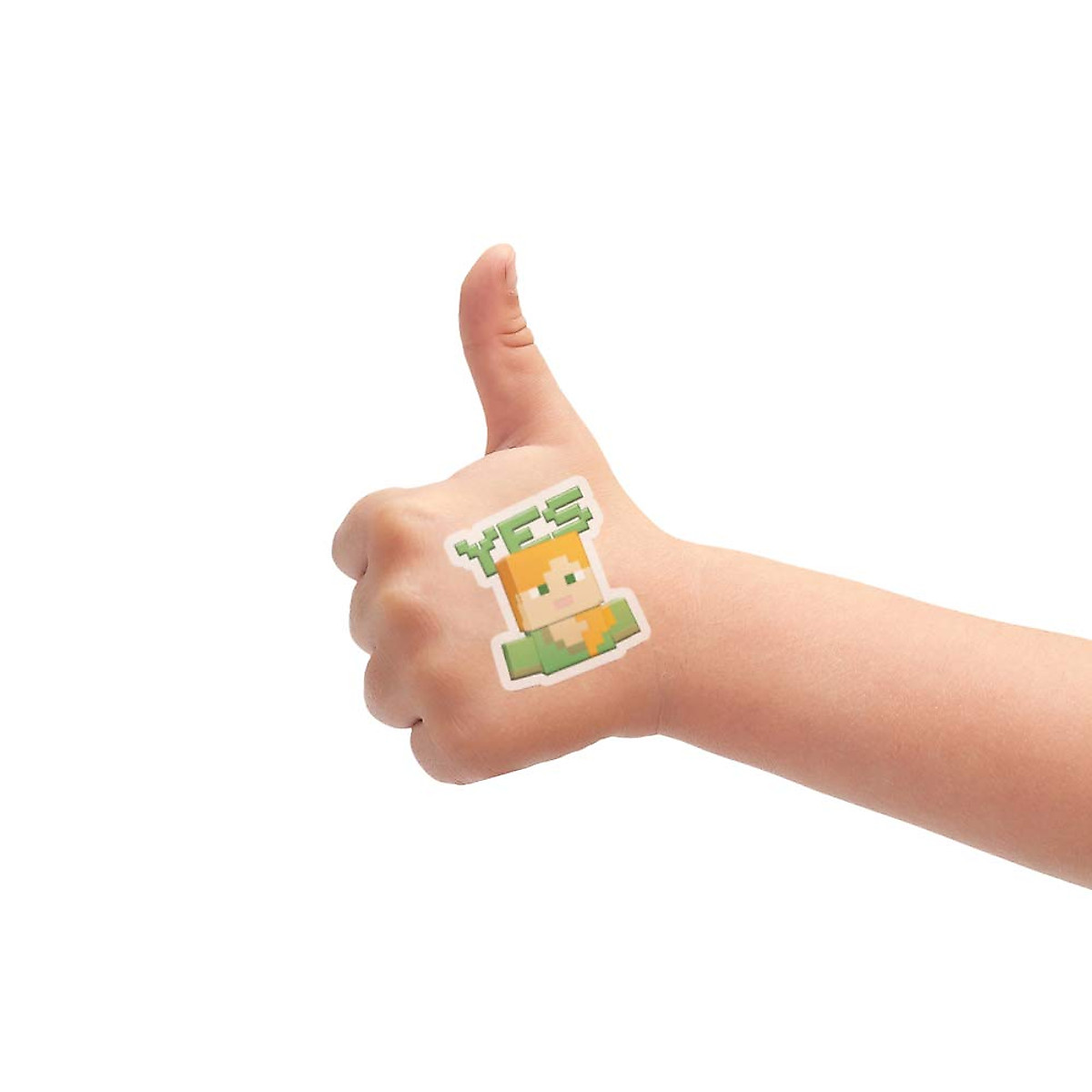 Video Game Party Favors by Citadel Black - Pixel Mine - Temporary Tattoos for Boys Birthday - 90 Tattoos Pack of 15 - Pixel Mine Birthday Parties