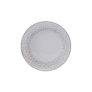 Pfaltzgraff Blossom White 16-Piece Porcelain Dinnerware Set, Service for 4, Distressed