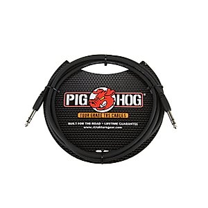 Pig Hog PTRS06 High Performance 1/4" TRS Instrument Cable, 6 Feet