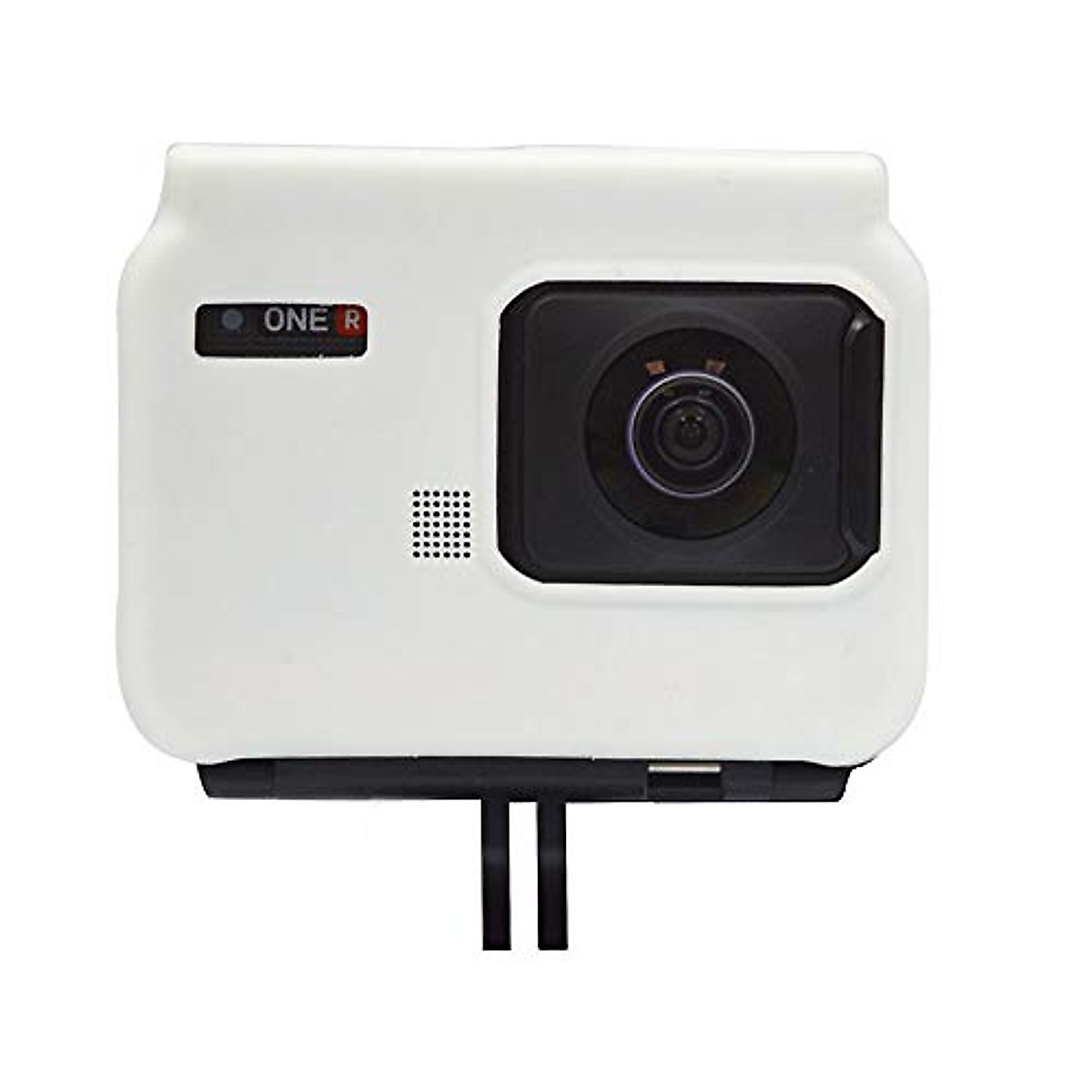 For Insta360 ONE R Camera Silicone Protective Case Insta360 ONE R Silicone Case Camera Accessories Protective Case for Panoramic Accessories Lens (Insta360 ONE R, Red) A452