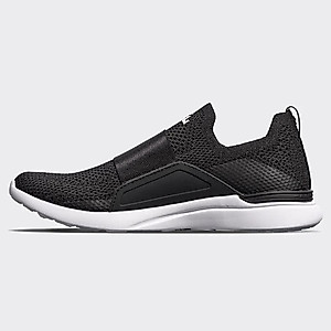 APL: Athletic Propulsion Labs Men's Techloom Bliss, Metallic Black/White, 10.5