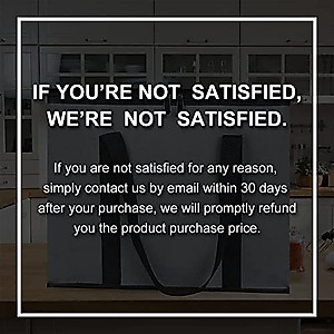 Bodaon 2-Pack Insulated Reusable Grocery Bag with Zippered Top, X-Large Frozen Foods Cold, Cooler Shopping Accessories, Insullated Bags, Dark Grey