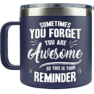 Birthday Gifts For Men, Dad - Gifts For Men, Dad - 14 Oz Mug Stainless Steel Mens Gifts, Gifts For Men Unique - Inspirational, Congratulations Funny, Gifts For Men, Dad, Husband, Coworker, Employee