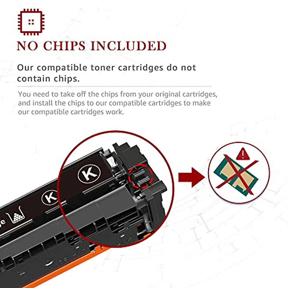 Toner Kingdom Compatible Toner Cartridge Replacement for HP 206A 206X W2110X W2110A to Use with HP Color Pro MFP M283fdw M255dw M283cdw M283 M255 M282nw (Black Cyan Yellow Magenta, 4-Pack)