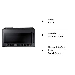 Samsung 2.1 Cu. Ft. Black Stainless Steel Over The Range Microwave