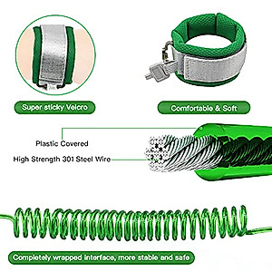 Hooyyene Toddler Harness Leash + Anti Lost Wrist Link, Child Safety Harness with Leash, Kids Walking Wristband Assistant Strap Belt for Boys, Girls and Babies Outdoor Activity