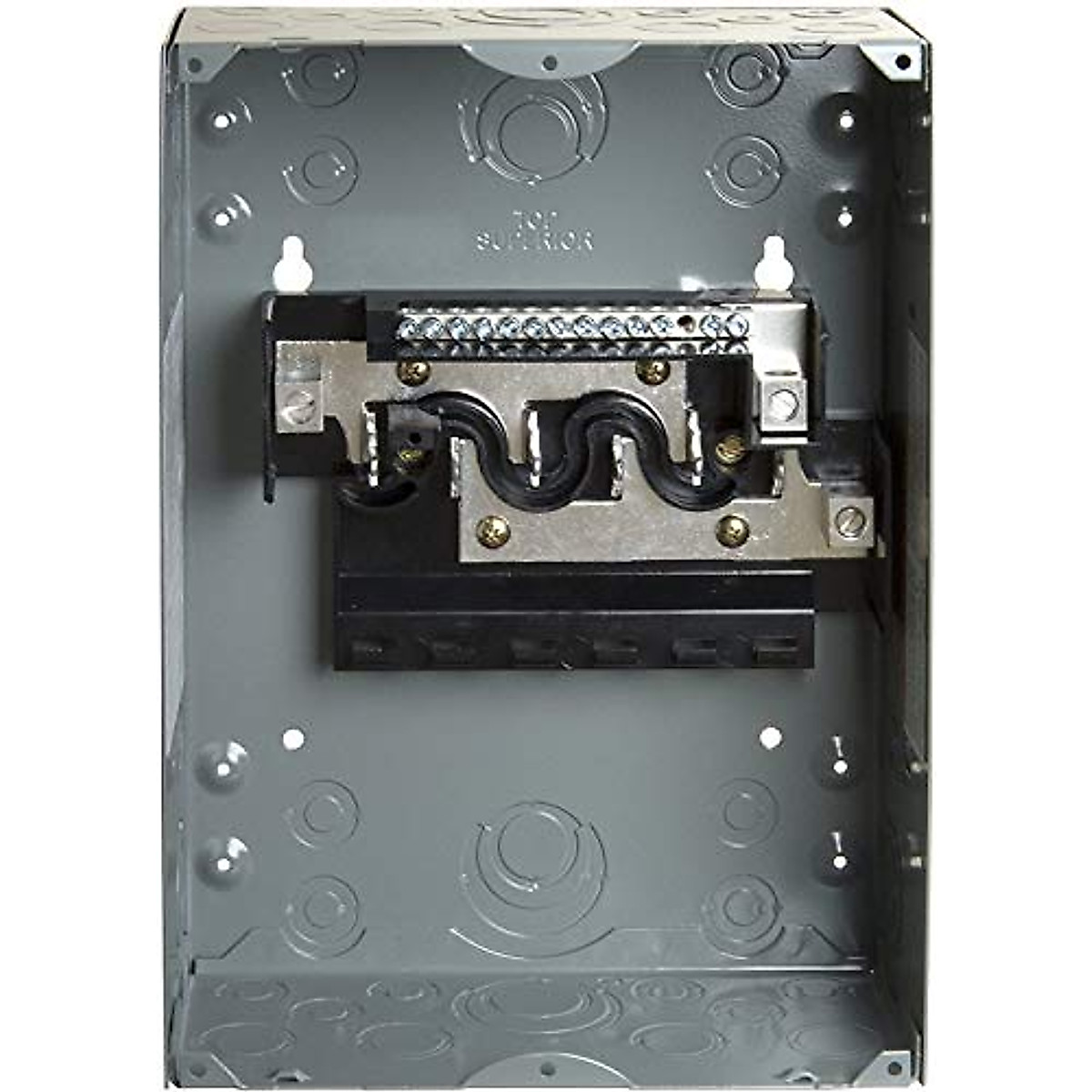 Square D by Schneider Electric HOM612L100SCP Homeline 100 Amp 6-Space 12-Circuit Indoor Surface Mount Main Lugs Load Center with Cover-Twо раck