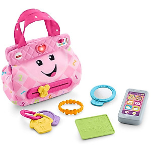 Fisher-Price Laugh & Learn My Smart Purse Bundled with Fisher-Price Laugh & Learn Sweet Manners Tea Set