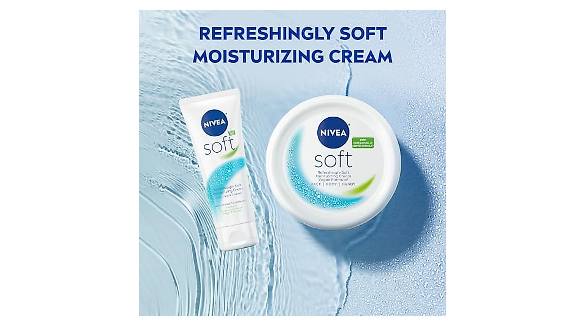 NIVEA Soft Moisturizing Cream - Lightweight Hydration