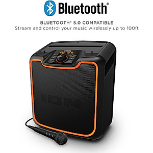 Ion Sport XL - High-Power All-Weather Rechargeable Bluetooth and NFC Enabled Speaker - MK3 (Renewed)