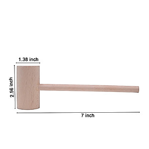 4PCS Wooden Crab or Lobster Mallets