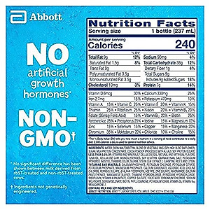 PediaSure Grow & Gain with Immune Support, Kids Protein Shake, 27 Vitamins and Minerals, 7g Protein, Helps Kids Catch Up On Growth, Non-GMO, Gluten-Free, Chocolate, 8 Fl Oz (Pack of 24)