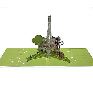 Hallmark Signature Paper Wonder Pop Up Birthday Card (Paris, Trés Happy)