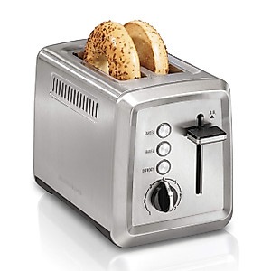 Hamilton Beach Blender and Toaster Bundle - 850W Smoothie Blender with 5 Functions, Wave Action System and 40oz Jar plus 2 Slice Toaster with Extra Wide Slots and Bagel Setting