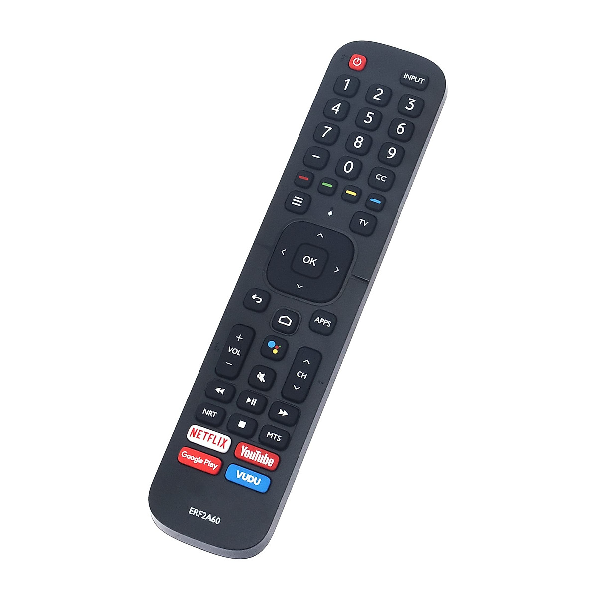 ERF2A60 Replaced Voice Remote fit for Hisense Smart 4K TV 65H9F 55H9F 55H8F 65H8F 50H8F 43H6570F 50H6570F 55H6570F 65H6570 55H9020F 55H9030F 55H9040F 55H9050F 55H9070F 55H9F1 65H9F1 65H9020F