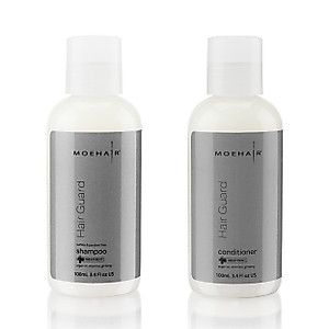 MOEHAIR Duo Pack (Hair Guard Shampoo & Conditioner) | Stimulates Follicles | Prevents Thinning | Strengthens & Repairs Damaged Hair | Paraben & Sulfate Free (3.4 Fl. Oz)