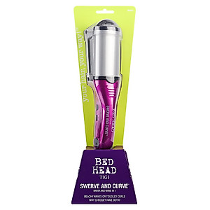 Bed Head Swerve Curve Hair Waver and Wand | 2 Tools in 1, Beachy Waves, Tousled Curls