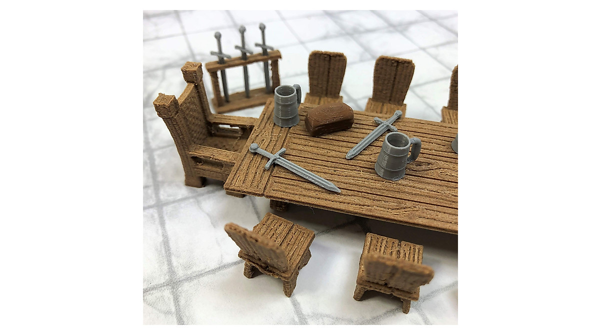 Extruded Gaming Lords Table for Tabletop RPGs