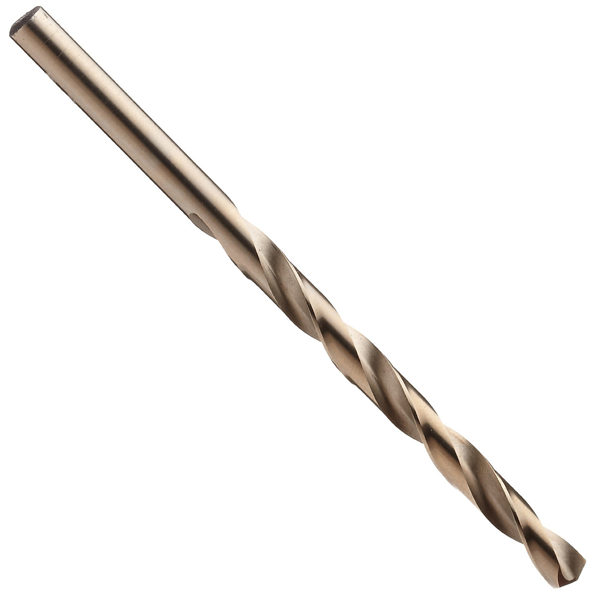 Chicago Latrobe 550ASP Cobalt Steel Jobber Length Drill Bit, Gold Oxide Coated, Round Shank, 135 Degree Split Point, Wire Size #44 (Pack of 12)
