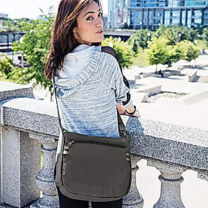 Travelon Anti-Theft Active Medium Crossbody Messenger Bag, Teal