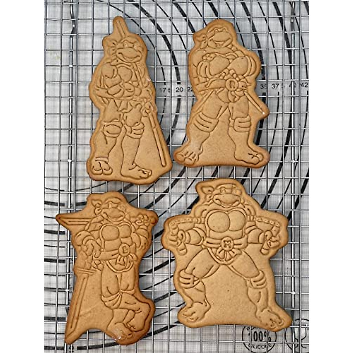 Premium Quality Ninja Turtle Raphael 6” Cookie Cutter and Mold Produced by 3D Kitchen Art