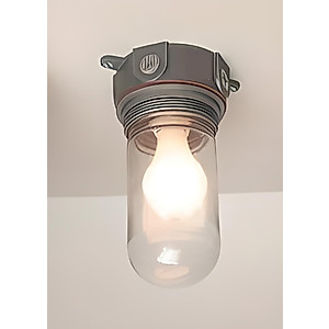 OCS Parts Clear Coated Glass Globe Replacement for Commercial Walk-in Refrigerators, Freezers, and Coolers (2 Globes)