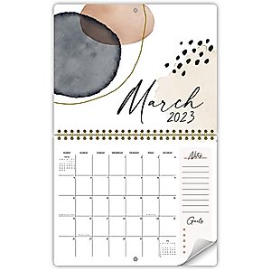 Aesthetic Wall Calendar in Abstract Art Design - Runs Until December 2023 - The Perfect Monthly Calendar for Easy Planning - Incl. 2022