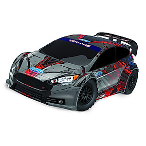 Traxxas 1/10 Scale Remote Control Awd Ford Fiesta ST Rally Race Car with TQ 2.4GHz Radio