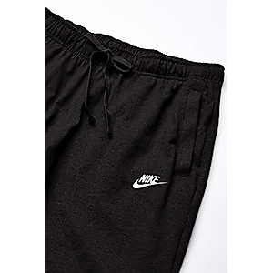Nike Men's Sportswear Club Short Jersey, Black/White, Large