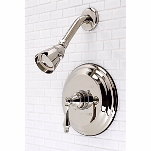 Kingston Brass KB3636ALSO Restoration Shower Faucet, Polished Nickel