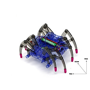 ELSKY Spider Robot Kit, Scientific Robot Toy, DIY Building Kit, Science Explorer Toys for Kids