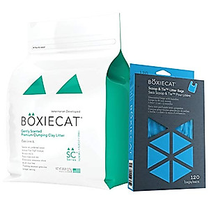 Boxiecat 28 lb Clumping Clay + Cleanup