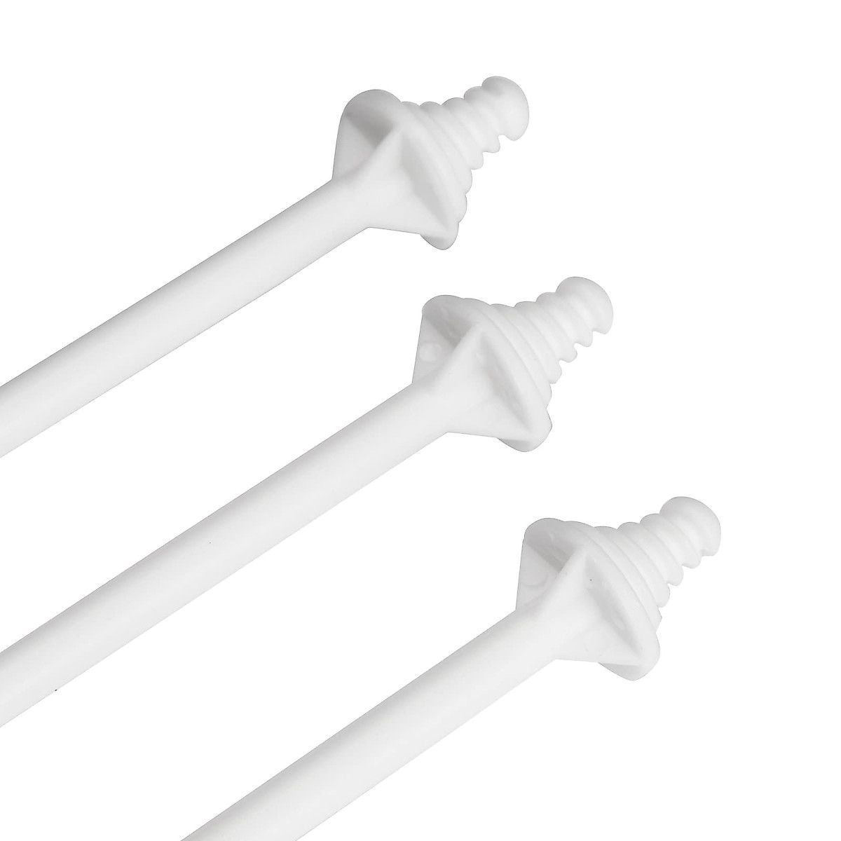 75 Pack Nose Wax Applicator Sticks for Hair Removal, Plastic Waxing Wands (White)