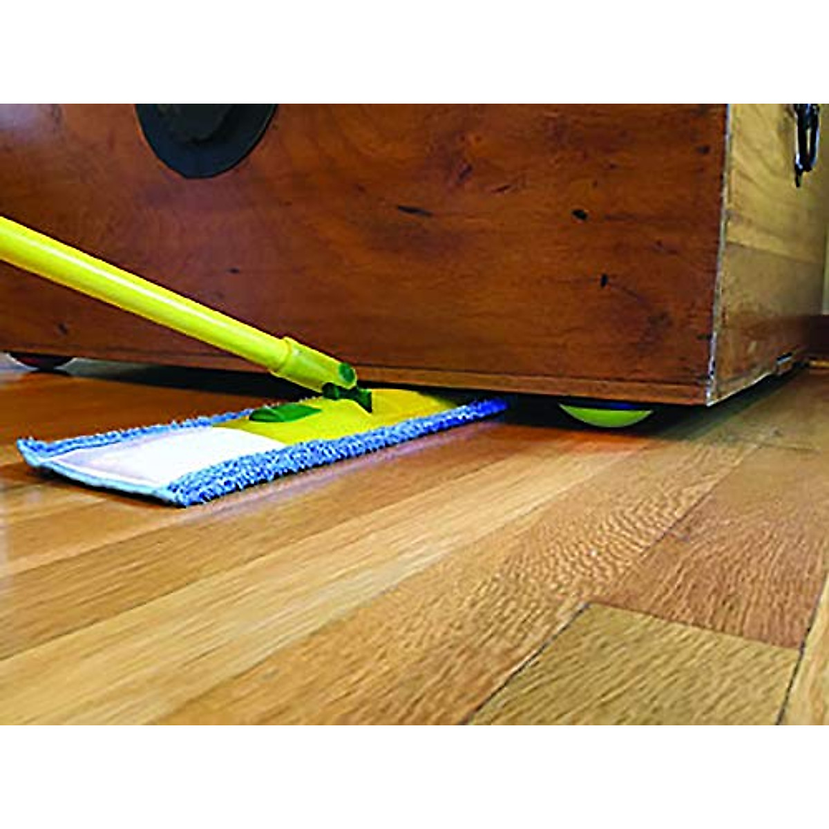 Allsop Home and Garden Lifter Pads, Protect Floors, Decks and Patios with 3,000 lbs rating, discreet non-skid pad lifters / risers / feet / toes, (Lime, Set of four, 1-Count)