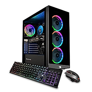 iBUYPOWER Element MR 209a Gaming Desktop Computer, AMD Ryzen 3 3100 3.6GHz, 8GB RAM, 500GB SSD, AMD Radeon RX 570 8GB, Windows 10 Home, Free Upgrade to Windows 11