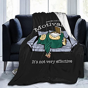 Interesting Flannel Fleece Blanket for Beding Cozy Plush Throw Blanket Lightweight Decorative Blanket Air Conditioner Blanket Towel for Couch Sofa Chair Office Travelling Camping Gift 60"X50"