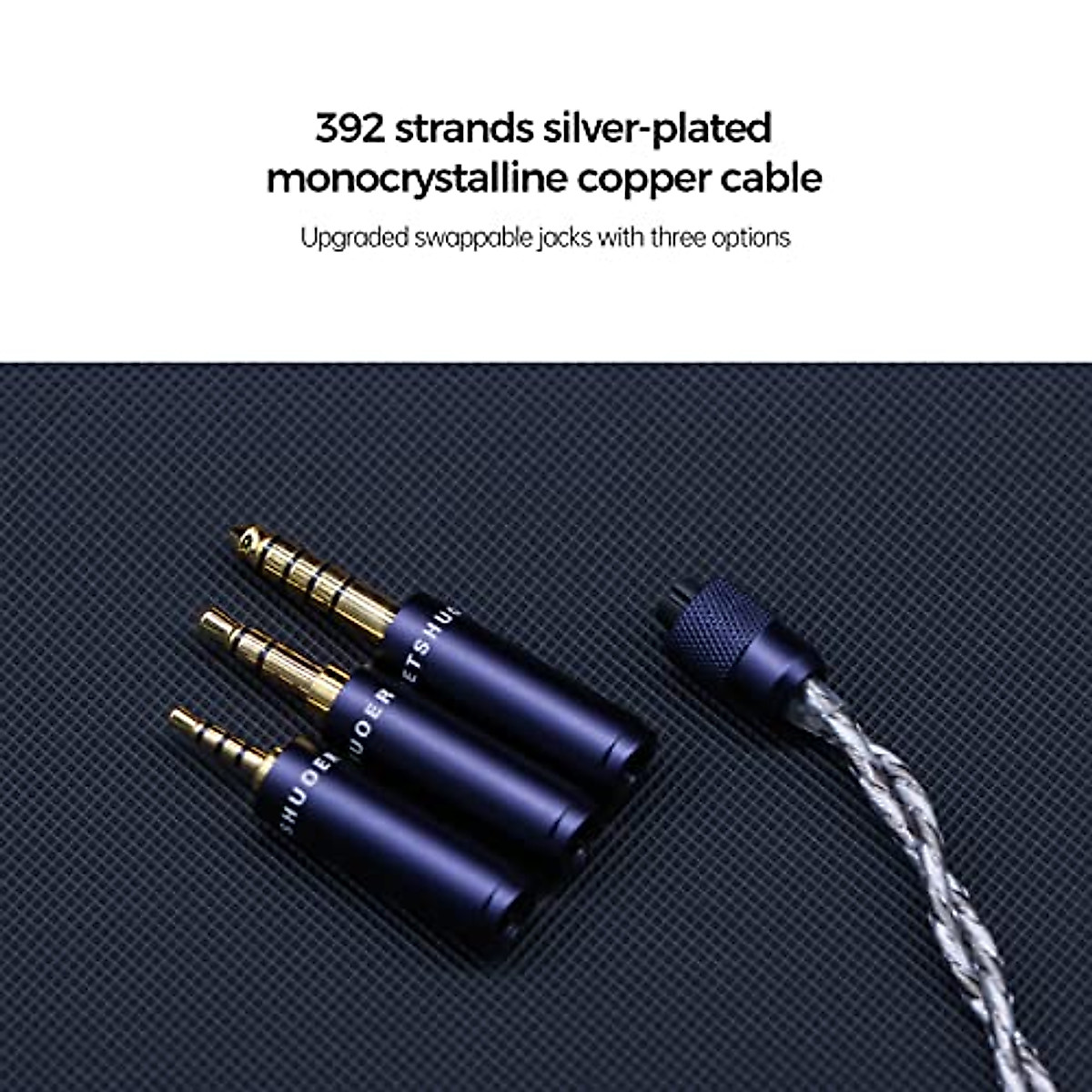 Letshuoer S12 PRO in Ear Headphones 14.8mm Planar Magnetic Driver Wired HiFi Earphones for Smartphones/PC/Tablet (Deep Space Blue, 2.5mm / 3.5mm / 4.4mm Connector)