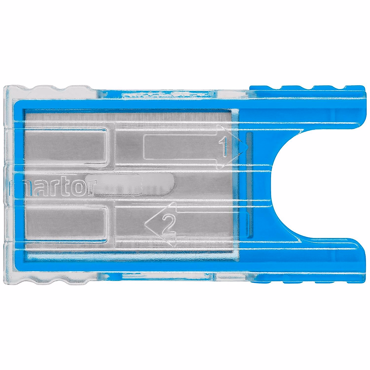 MARTOR No. 92043 Industrial Blade Replacement Blades Cutter Knife Safety Knife 18.5 mm Sharp in Dispenser 4-Way Use