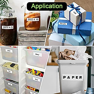 8-Pack, Buyalot Compatible 1 Inch Label Tape Replacement for Brother P Touch 24mm Tape Tze-251 TZ TZe 251 0.94 Laminated White for Brother Ptouch PTD600 PT-P710BT PTP750W Label Maker