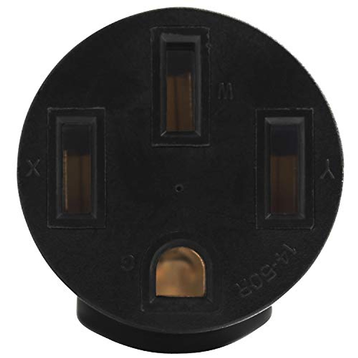 Leisure Cord RV 3-Prong Male Generator Adapter Plug Converter, Nema L5-30P Male to14-50R Female 30A / 50Amp (3-Prong 50 Amp)